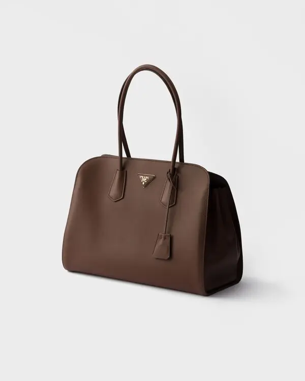 Prada Large Leather Tote Bag