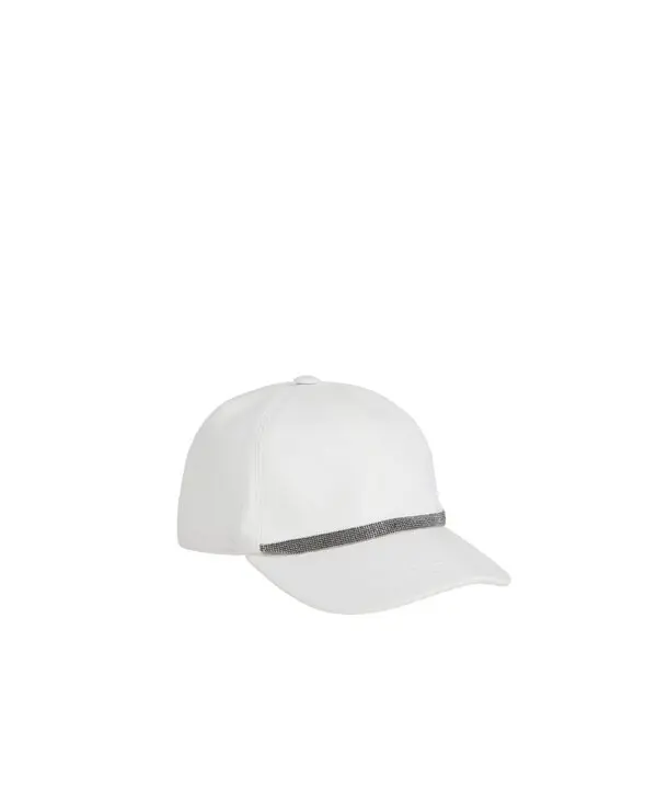 Brunello Cucinelli Monili Baseball Cap - White
