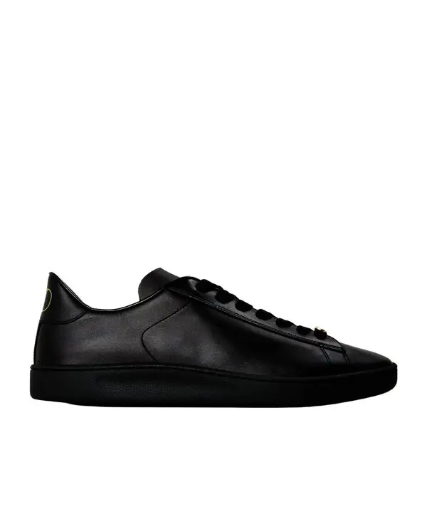 Valentino Garavani Glossy Leather Low-top Sneakers