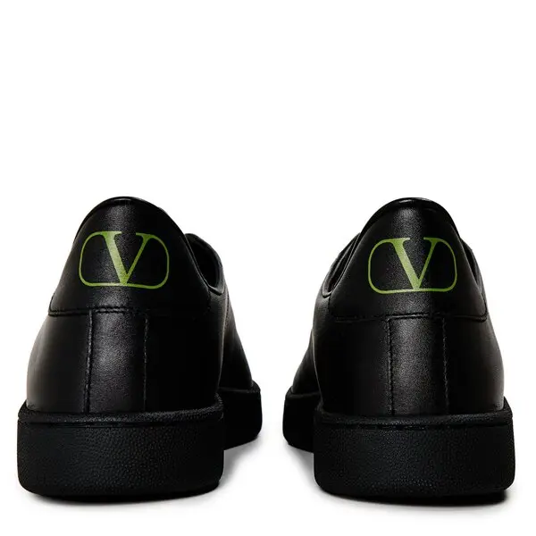 Valentino Garavani Glossy Leather Low-top Sneakers