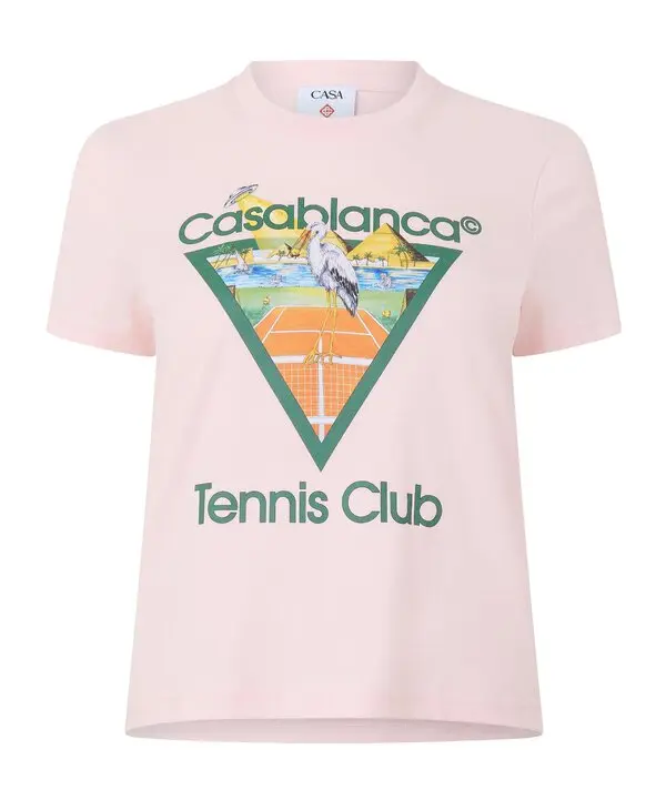 Casablanca Slim-fit Short-sleeve T-shirt - Pink