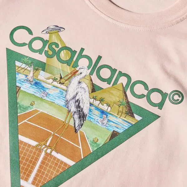 Casablanca Slim-fit Short-sleeve T-shirt