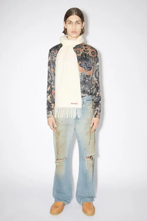Acne Studios Logo-patch Wool Scarf