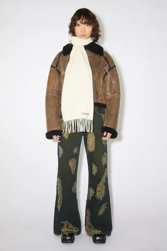 Acne Studios Logo-patch Wool Scarf