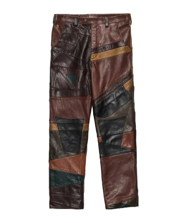 Prada Patchwork Leather Pants