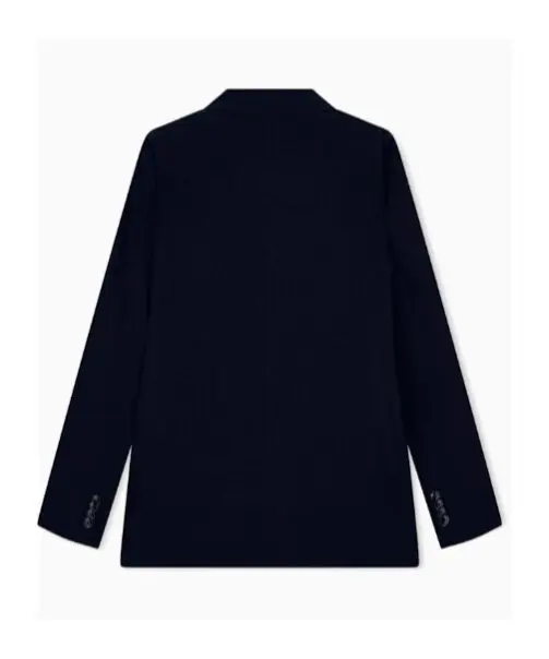 Giorgio Armani Textured Single-breasted Blazer