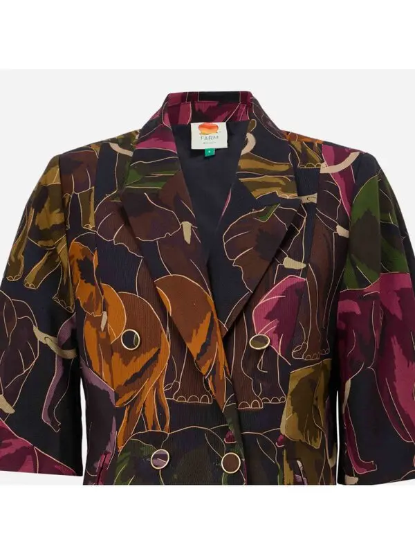 Farm Rio Lapel Casual Jacket