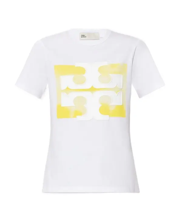 Tory Burch Logo-patch Cotton T-shirt