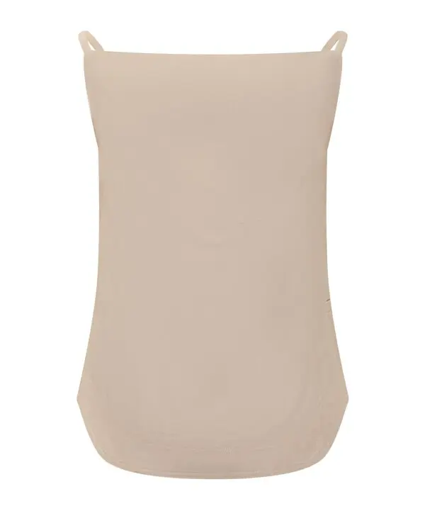 Loulou De Saison Sleeveless Square Neck Top With Front Pockets