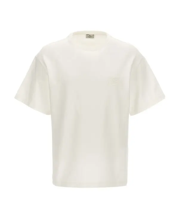 Etro Logo Detailed Crewneck T-shirt