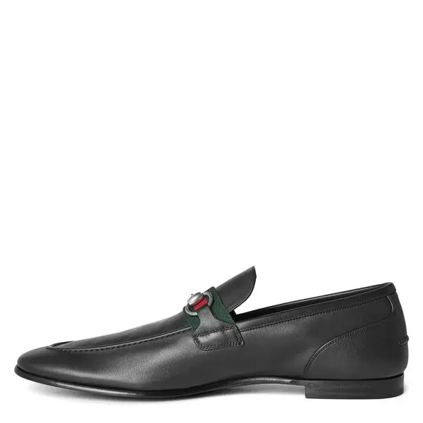 Gucci Leather Horsebit Loafers