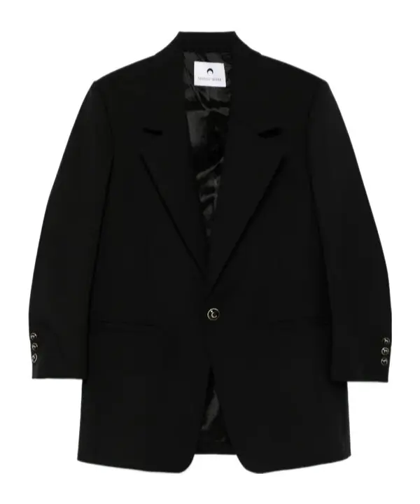MARINE SERRE Twill Suit Jacket