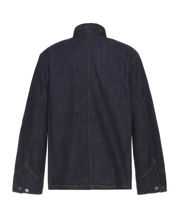 Nudie Jeans Long-sleeved Collared Denim Jacket