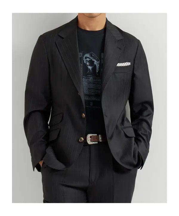 Brunello Cucinelli Striped Blazer
