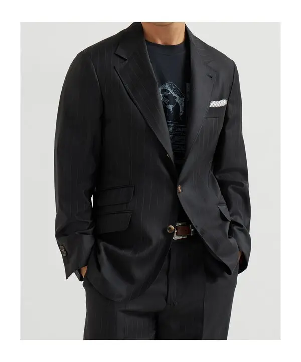 Brunello Cucinelli Striped Blazer