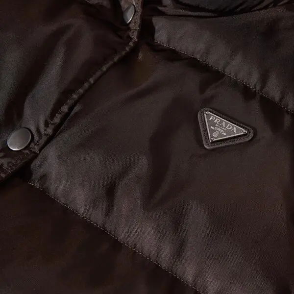 Prada Quilted Stand Collar Vest