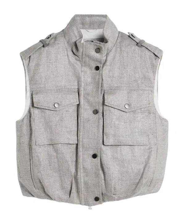Brunello Cucinelli Sleeveless Zip-up Gilet