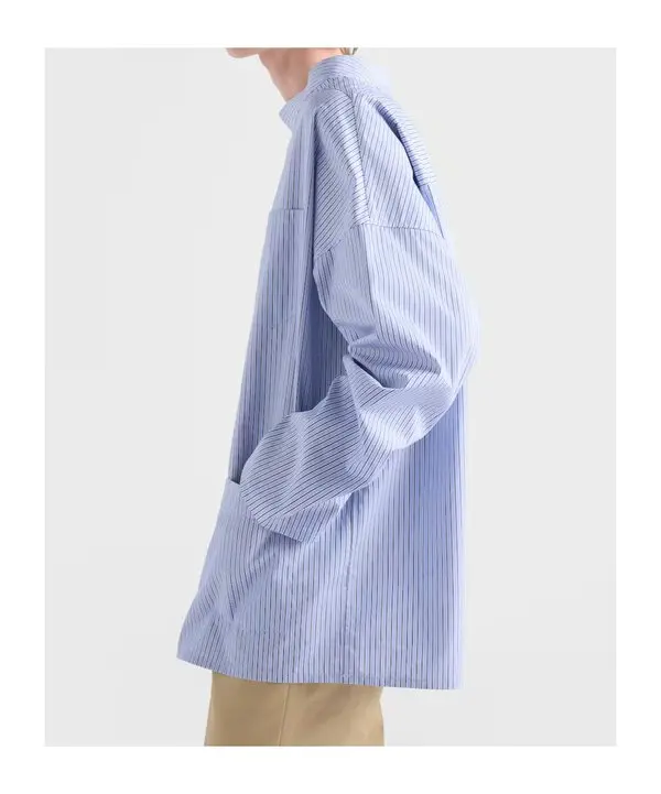 Prada Long-sleeved Striped Shirt