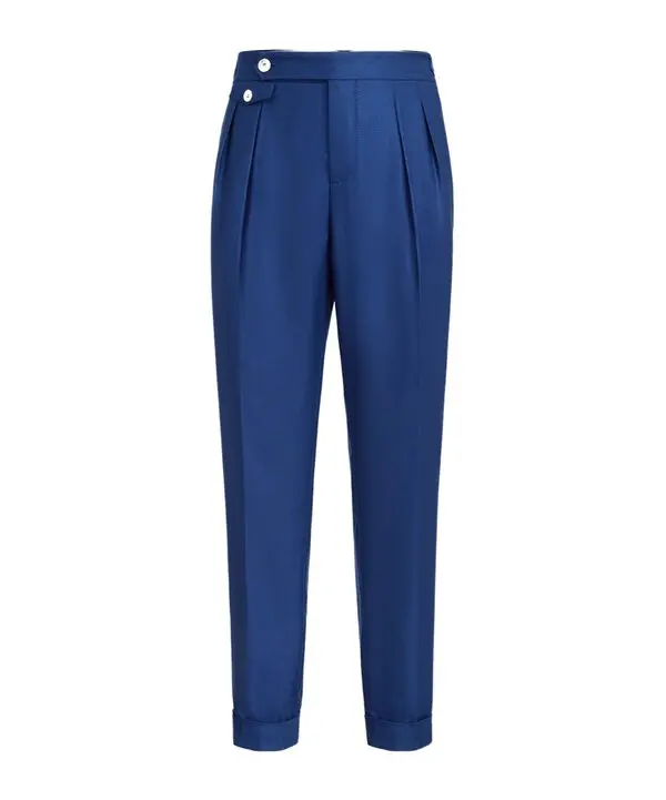 Brunello Cucinelli Pleated Waist-tab Trousers