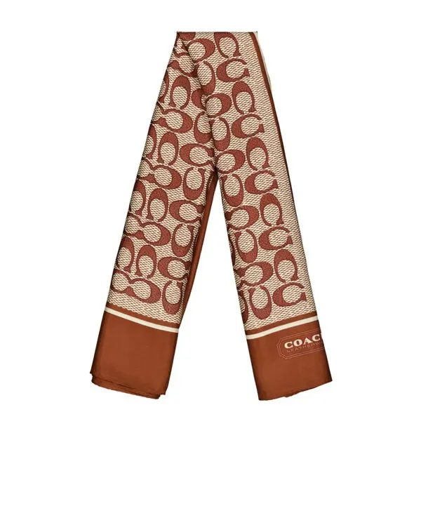 COACH Printed Scarf - Pink