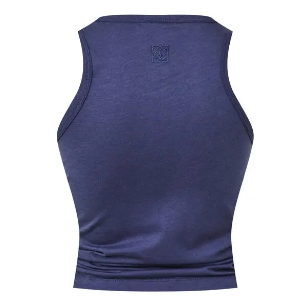 Magda Butrym Cropped Sleeveless Tank Top With Front Knot Detail