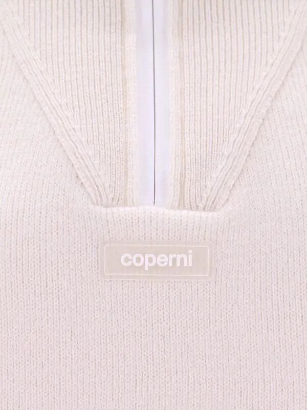 Coperni Logo Patch Half-zip Jumper