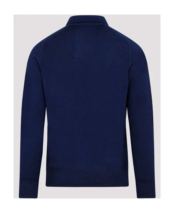 Etro Logo-embroidered Long-sleeve Polo Shirt