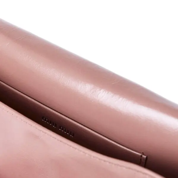Miu Miu Solid Color Wallet - Nude