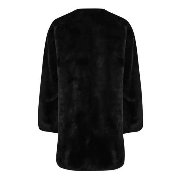 Prada Faux Fur Mid-length Coat