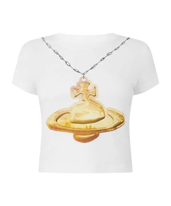 VIVIENNE WESTWOOD Cropped Shortsleeve Tshirt