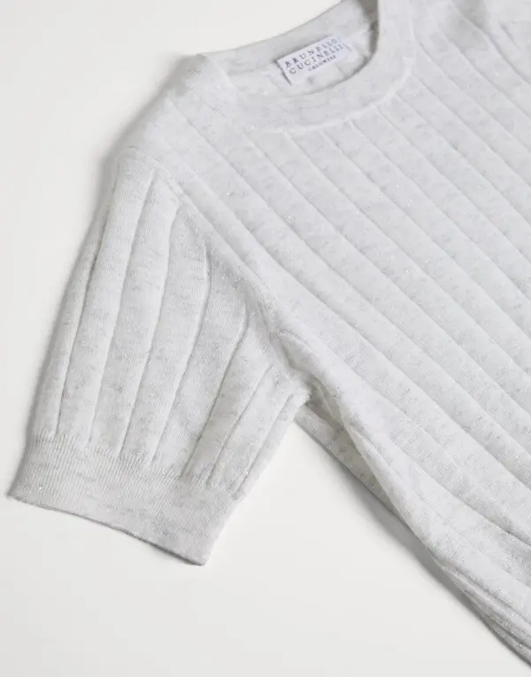 Brunello Cucinelli Ribbed Knit T-shirt