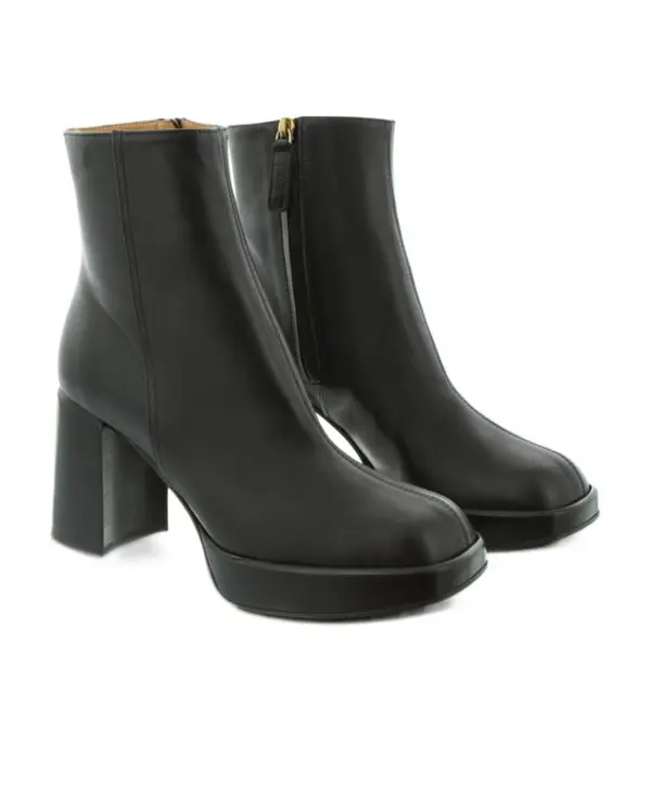 TOD'S 80mm Square-toe Leather Boots - Black