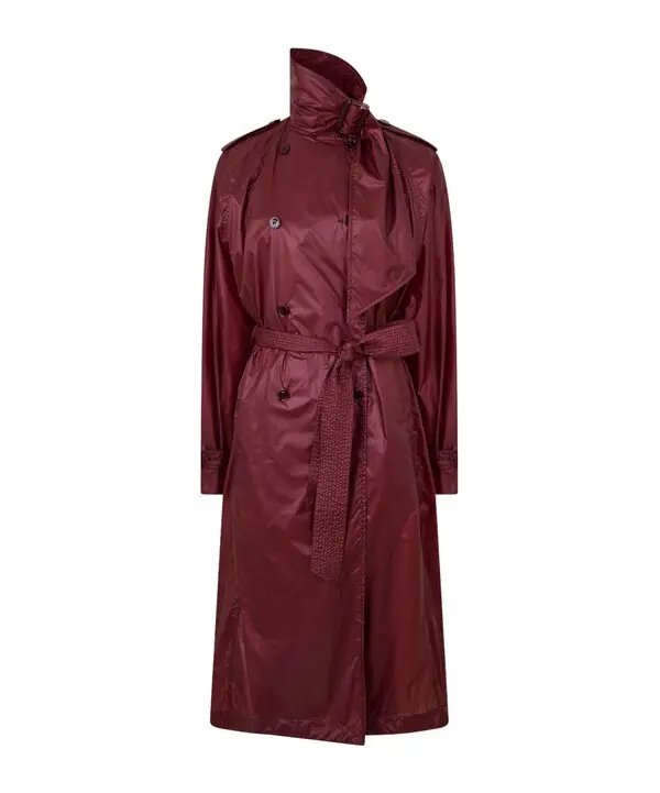 Saint Laurent Solid Color Trench Coat