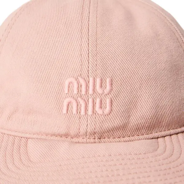 Miu Miu Solid Color Baseball Cap
