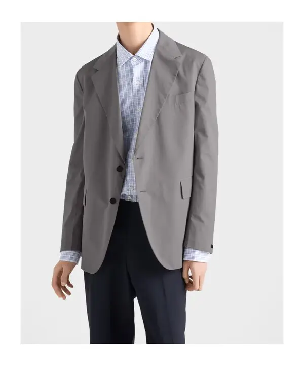 Prada Single-breasted Cotton Jacket