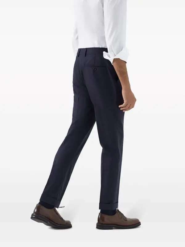 Brunello Cucinelli Straight-leg Cashmere Trousers