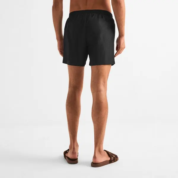 Casablanca Elastic Waist Swim Trunks
