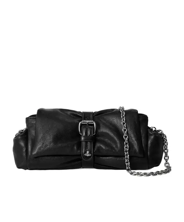 VIVIENNE WESTWOOD Solid Color Clutch Bag