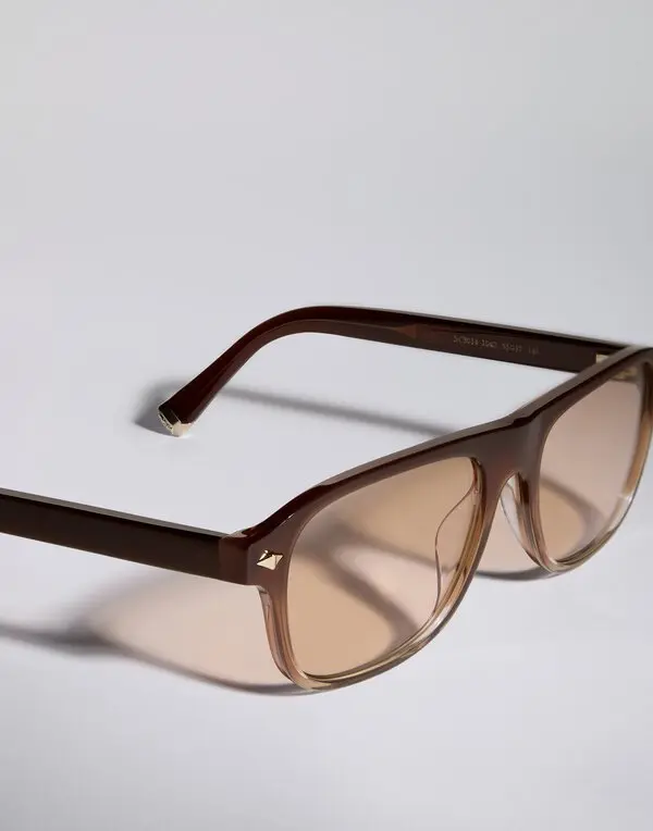 Brunello Cucinelli Rectangular Acetate Frame
