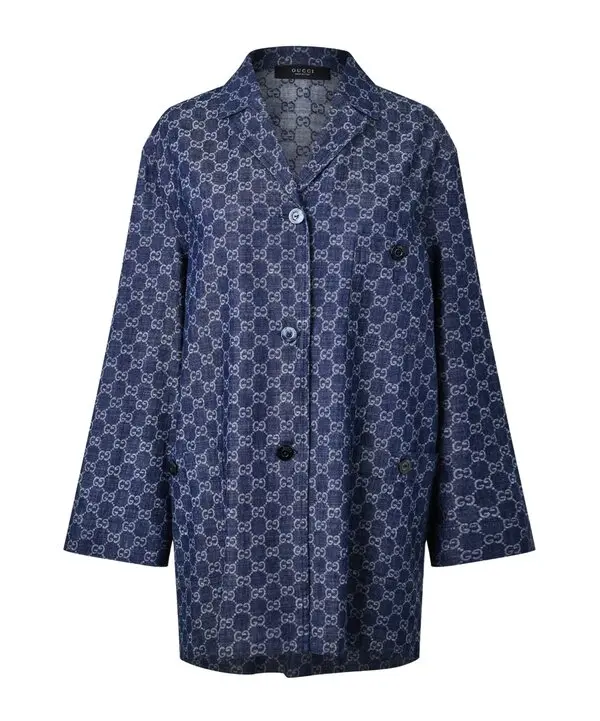 Gucci Loose Jacquard Blazer