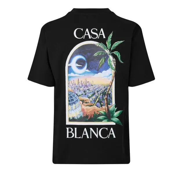 Casablanca Crew-neck Short-sleeve T-shirt