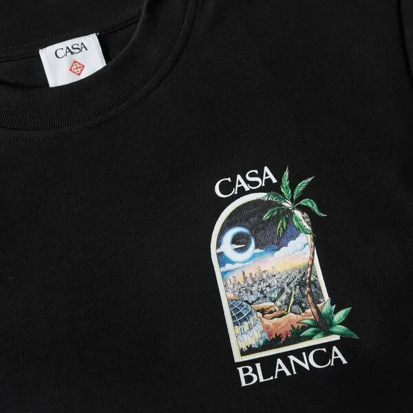 Casablanca Crew-neck Short-sleeve T-shirt