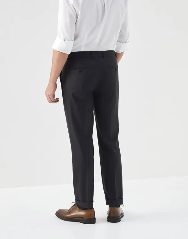 Brunello Cucinelli Tapered-leg Wool Trousers