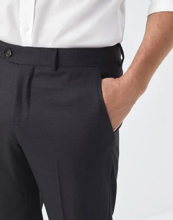 Brunello Cucinelli Tapered-leg Wool Trousers