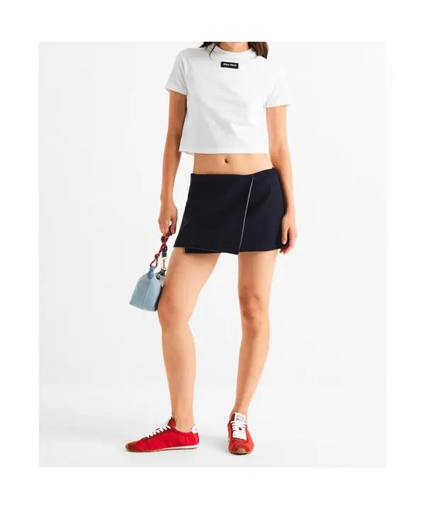 Miu Miu Cropped T-shirt