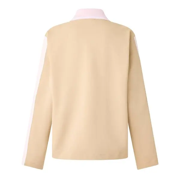 Casablanca Long-sleeve Polo Shirt With Striped Cuffs