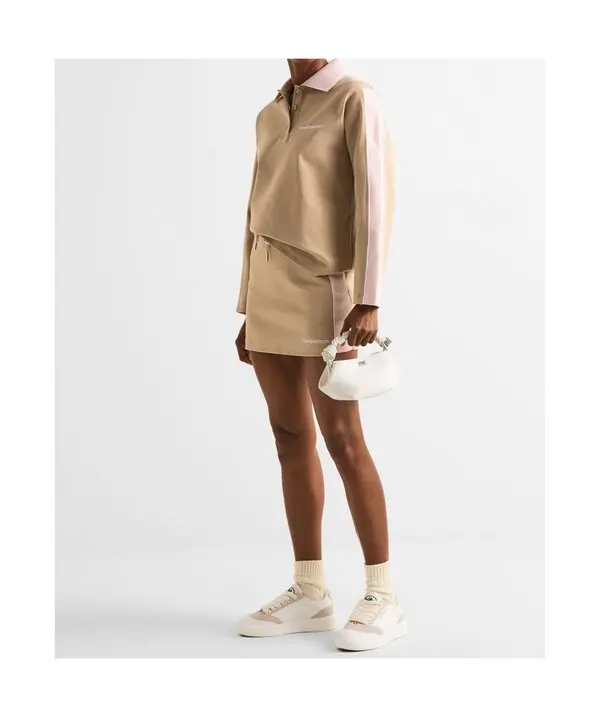 Casablanca Long-sleeve Polo Shirt With Striped Cuffs