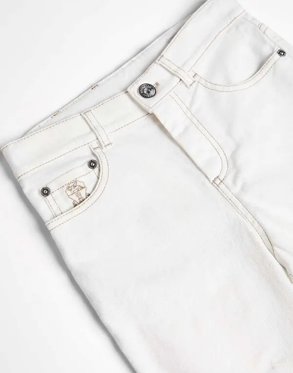 Brunello Cucinelli Stitch-detail Straight-leg Jeans