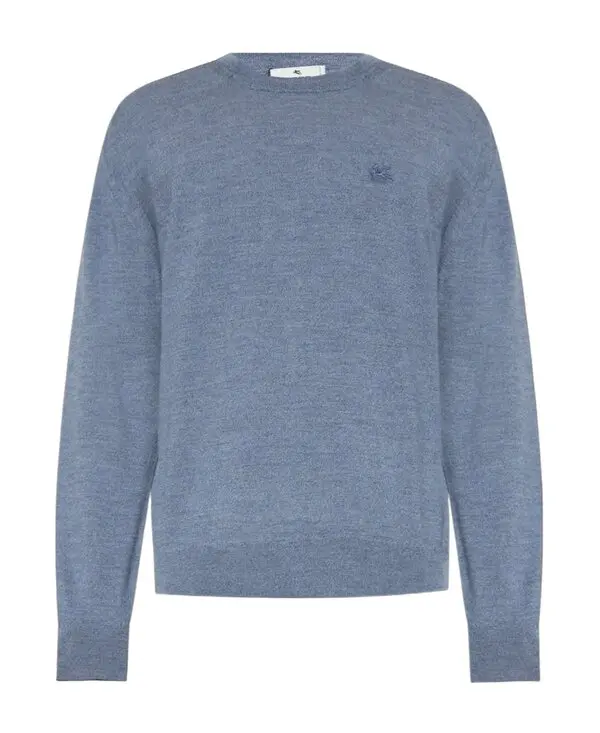 Etro Logo Embroidered Crewneck Knitted Jumper