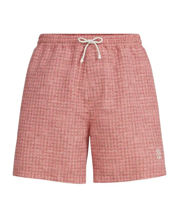 Brunello Cucinelli Printed Swim Shorts